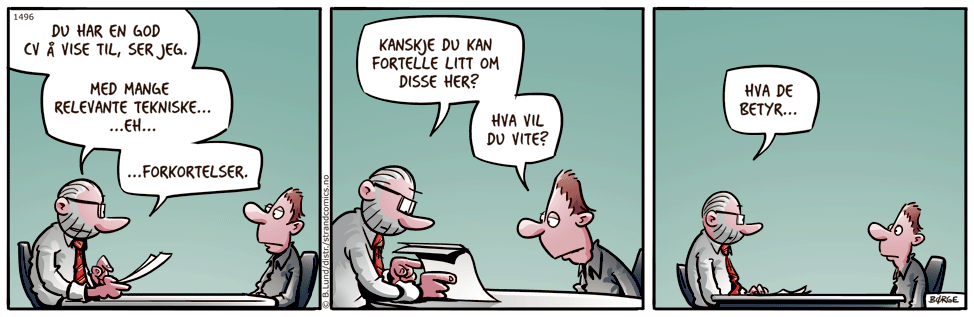 Ukens stripe - Idébanken